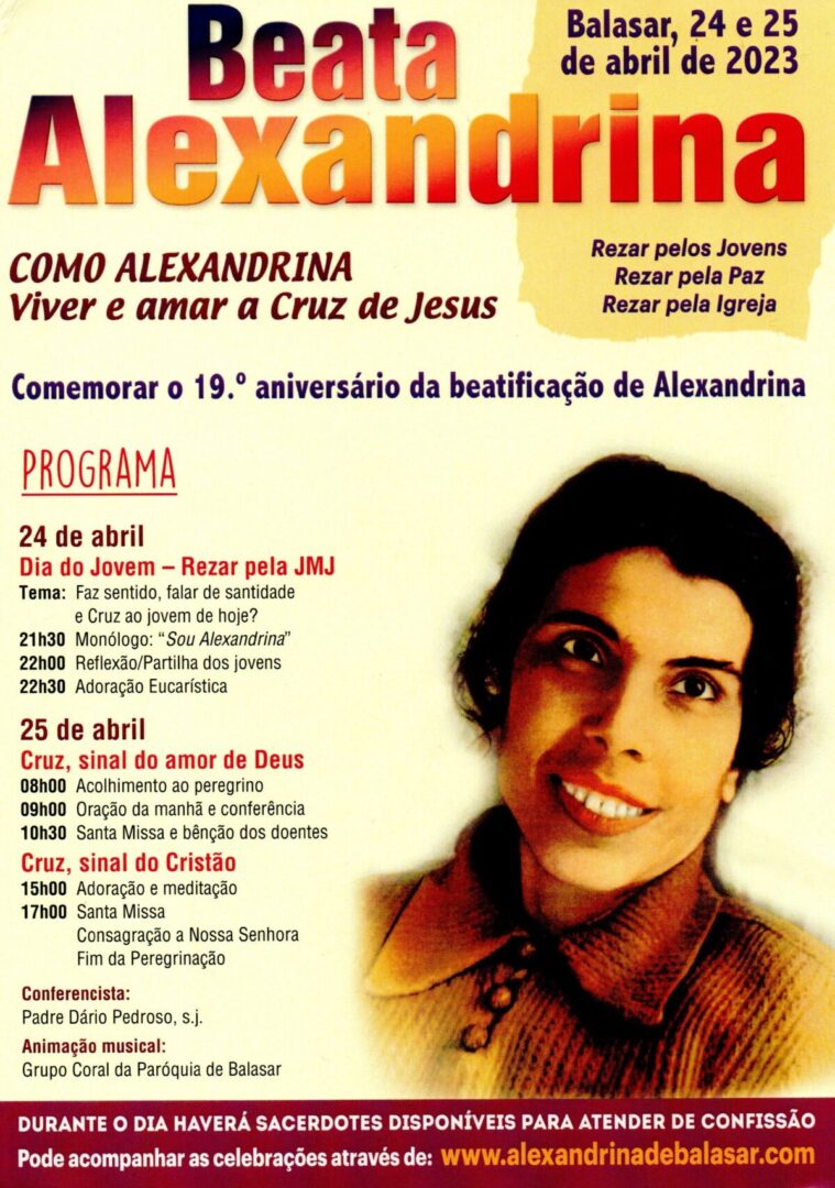 Festa em honra da Beata Alexandrina - Santuário Alexandrina